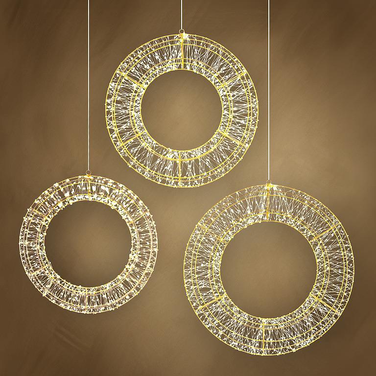 Medium Wreath 1800L Micro LED – Carrington & Co.